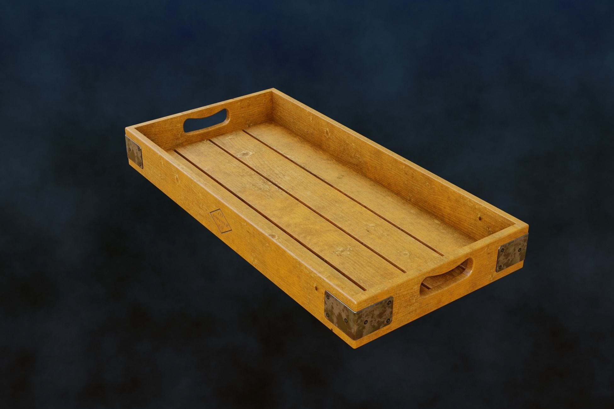 3D model Rustic Series Old Wood Box VR / AR / low-poly | CGTrader