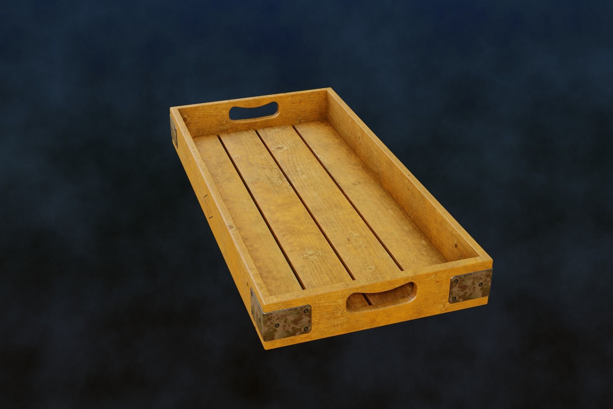 3D model Rustic Series Old Wood Box VR / AR / low-poly | CGTrader