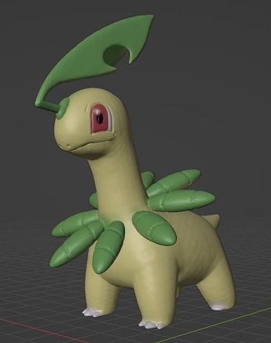 Bayleef 3D model 3D printable | CGTrader