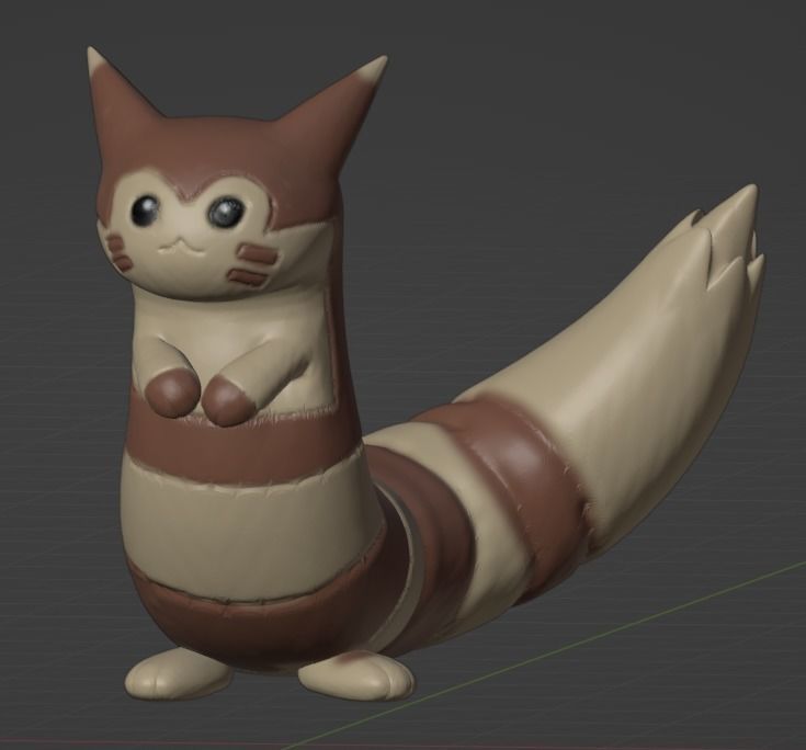Furret 3D model 3D printable | CGTrader