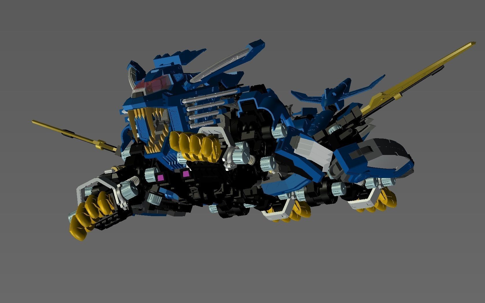 ZOIDS robot with claws 3D model | CGTrader