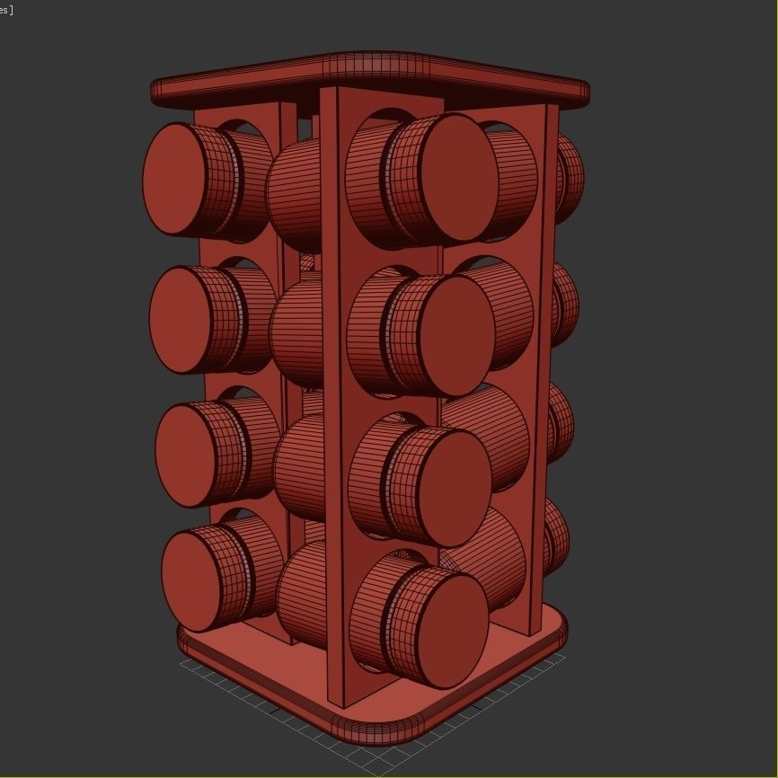 Spice rack 3D model | CGTrader