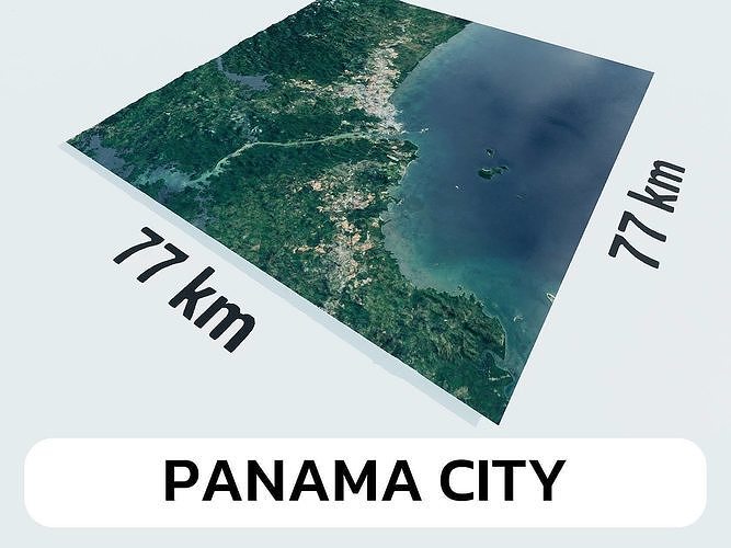 Panama City Panama City Landscape 3D Model 3D model | CGTrader