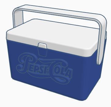 Scale Coca Cola and Pepsi Ice Box Vintage Coolers 3D model 3D printable ...