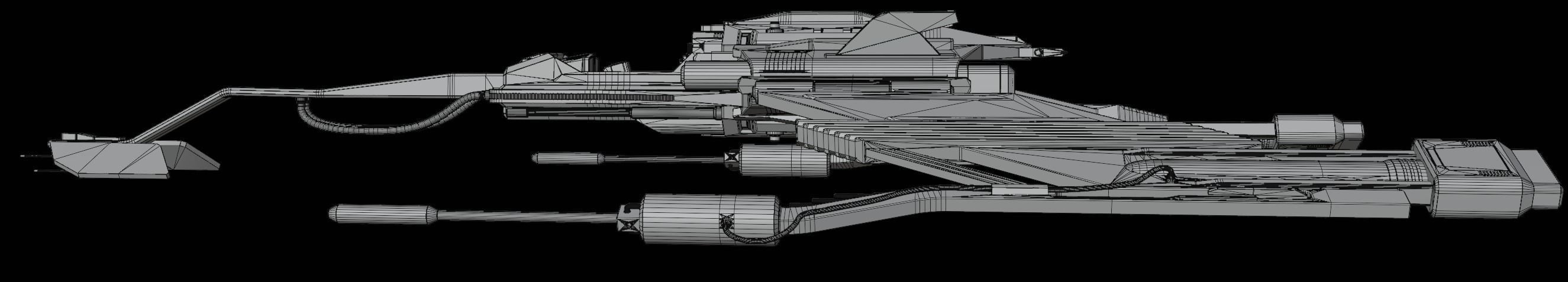 Jet Trident War Spaceship 3D model | CGTrader