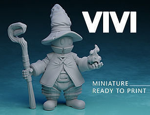 Vivi - Final Fantasy 3D model 3D printable | CGTrader