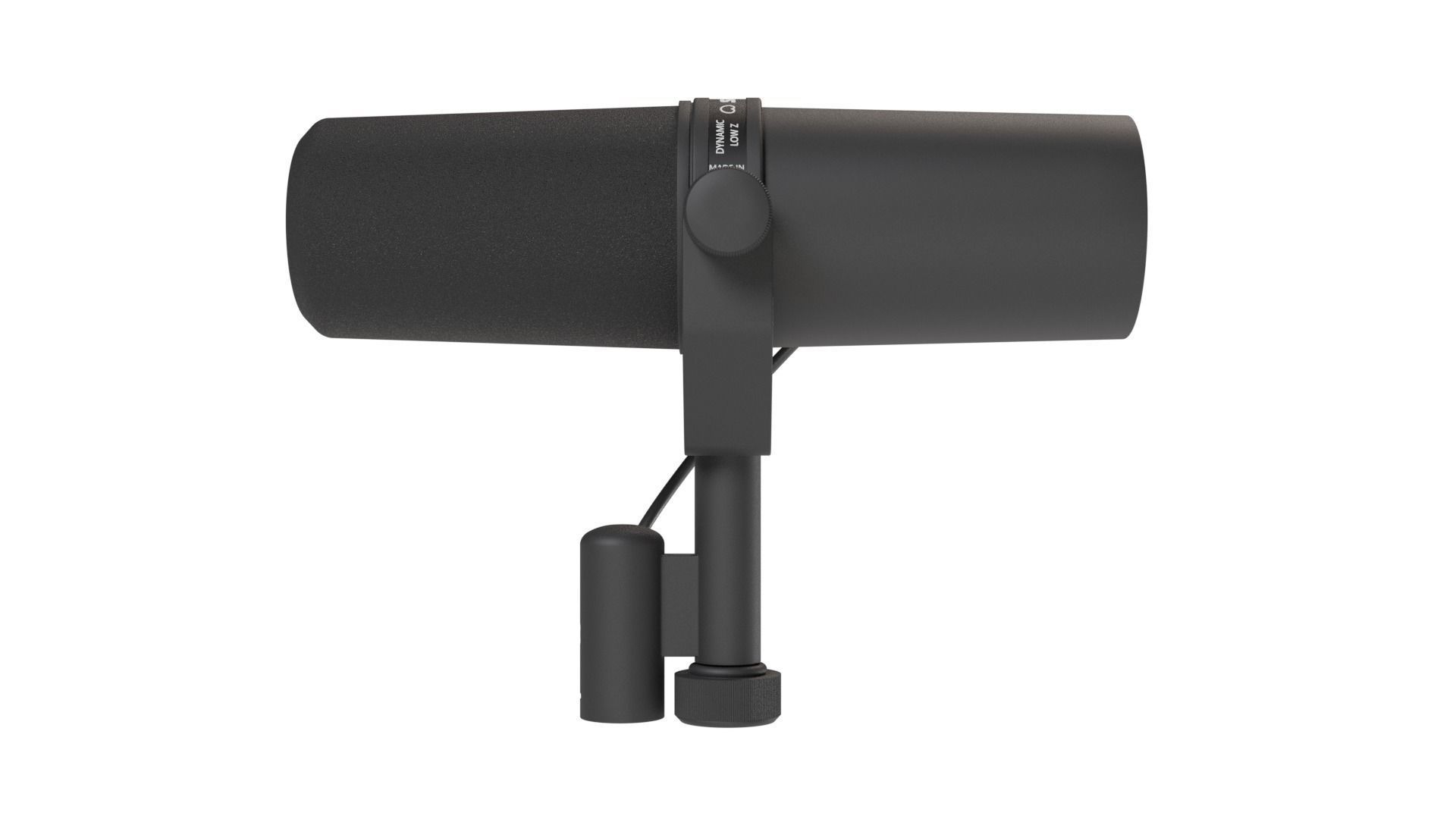 Shure SM7B Microphone 3D model | CGTrader