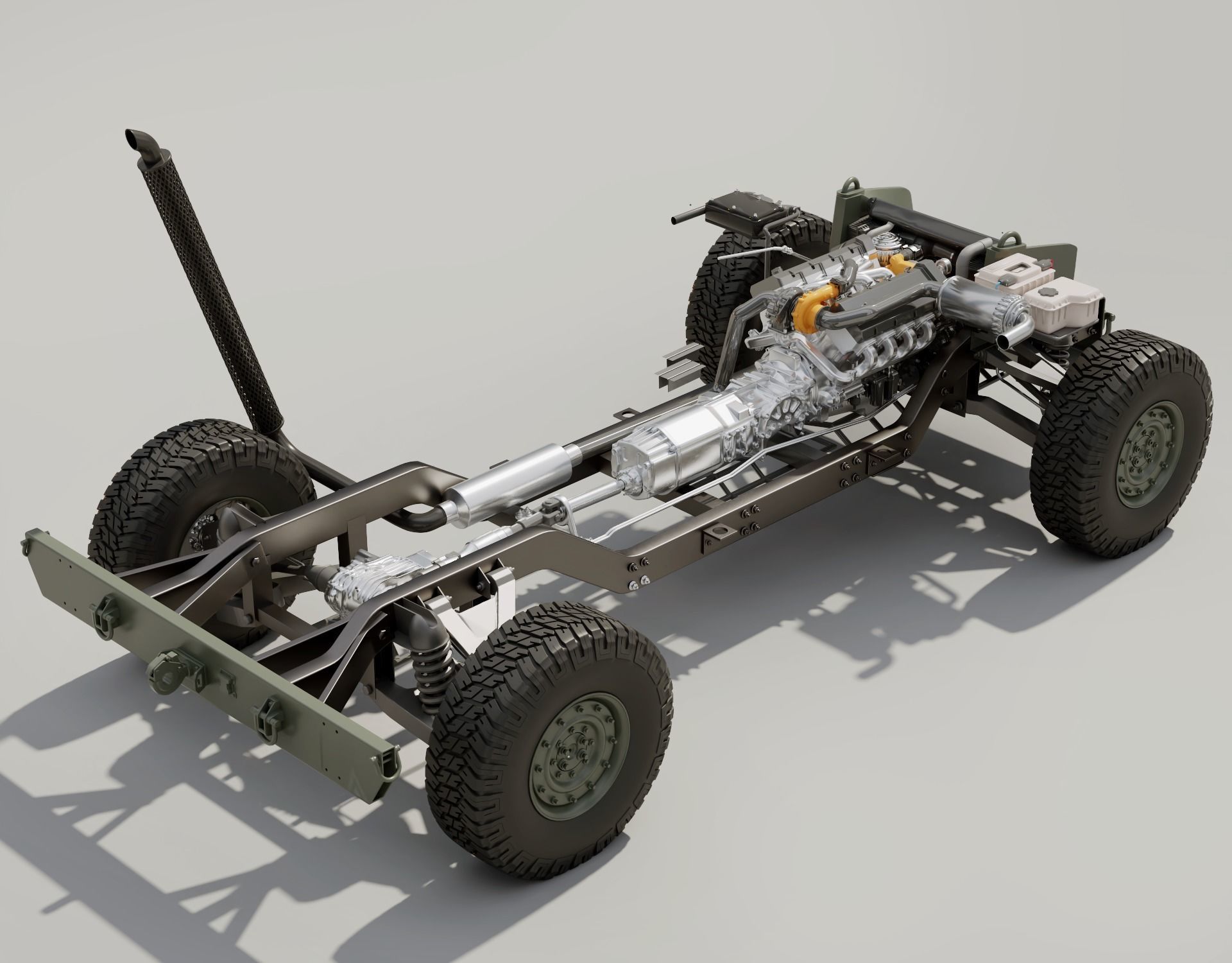 Humvee military vehicle full details 3D model | CGTrader