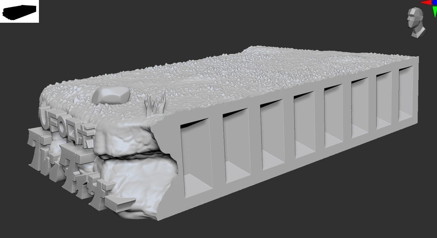 GROUND BASE - GRENDIZER 3D model 3D printable | CGTrader