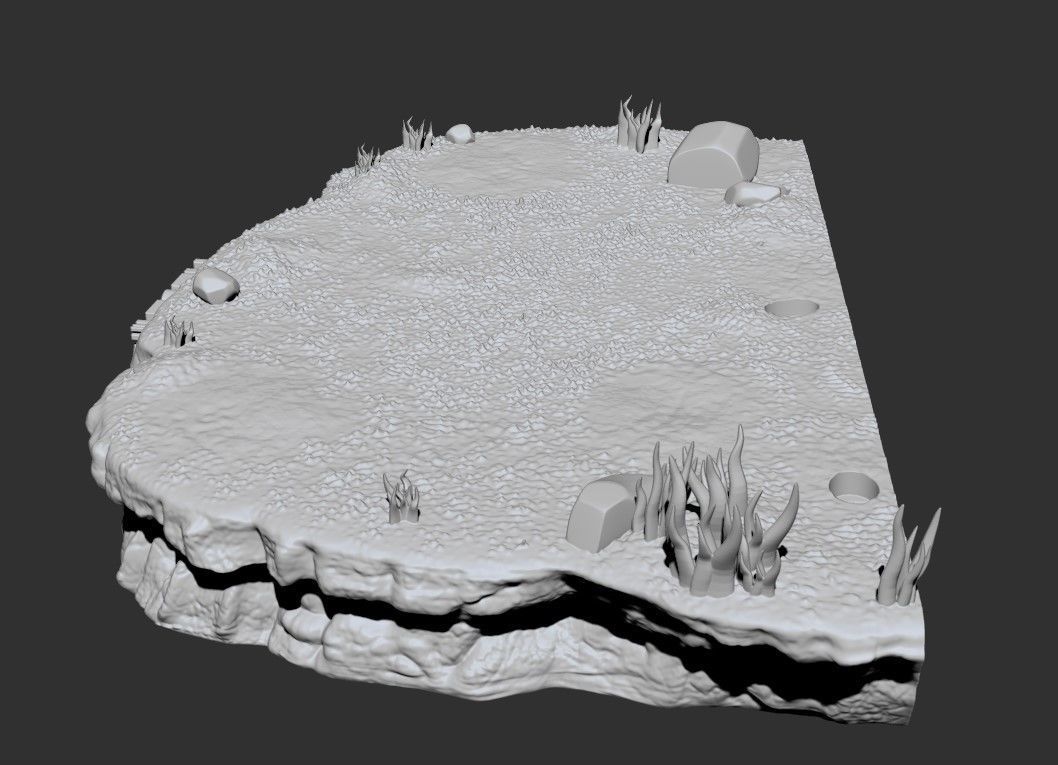 GROUND BASE - GRENDIZER 3D model 3D printable | CGTrader