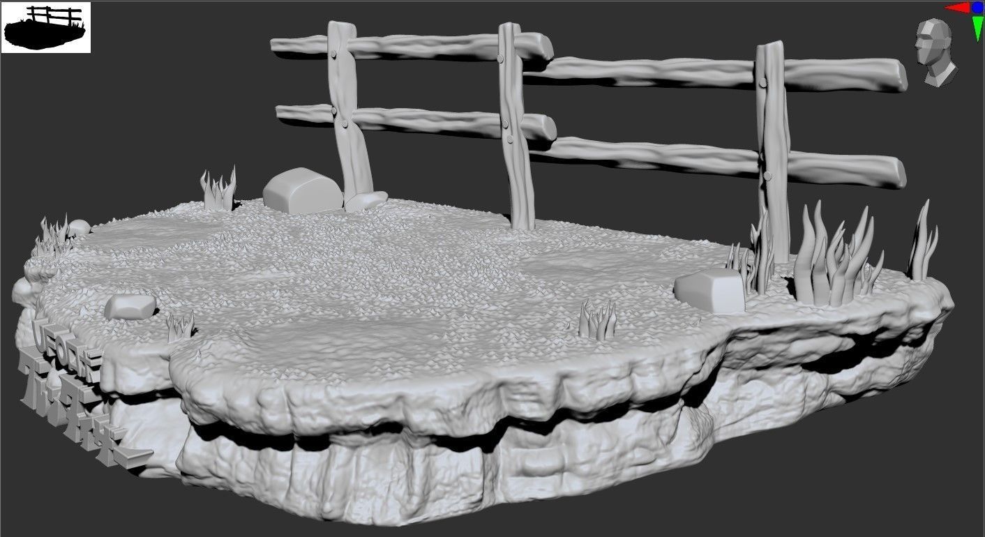 GROUND BASE - GRENDIZER 3D model 3D printable | CGTrader