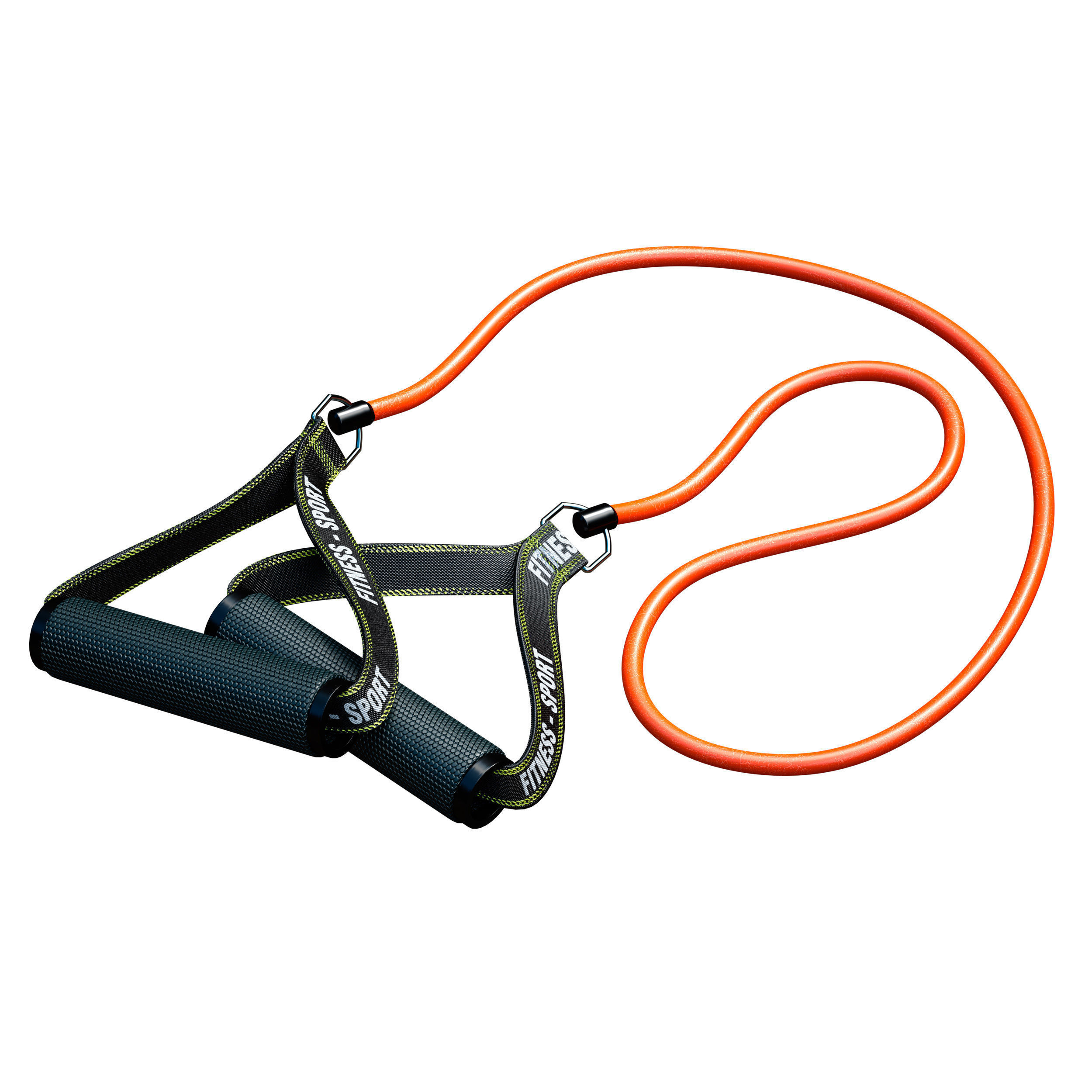 Expander orange and resistance rope 3D model | CGTrader