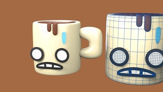 3D model Coffee Boomerang fu VR / AR / low-poly | CGTrader