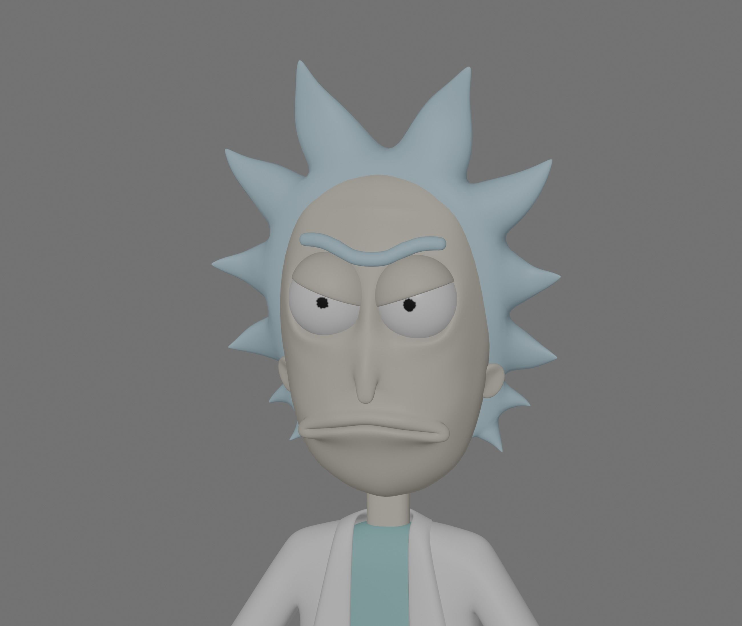 Rick Sanchez 3D model rigged | CGTrader