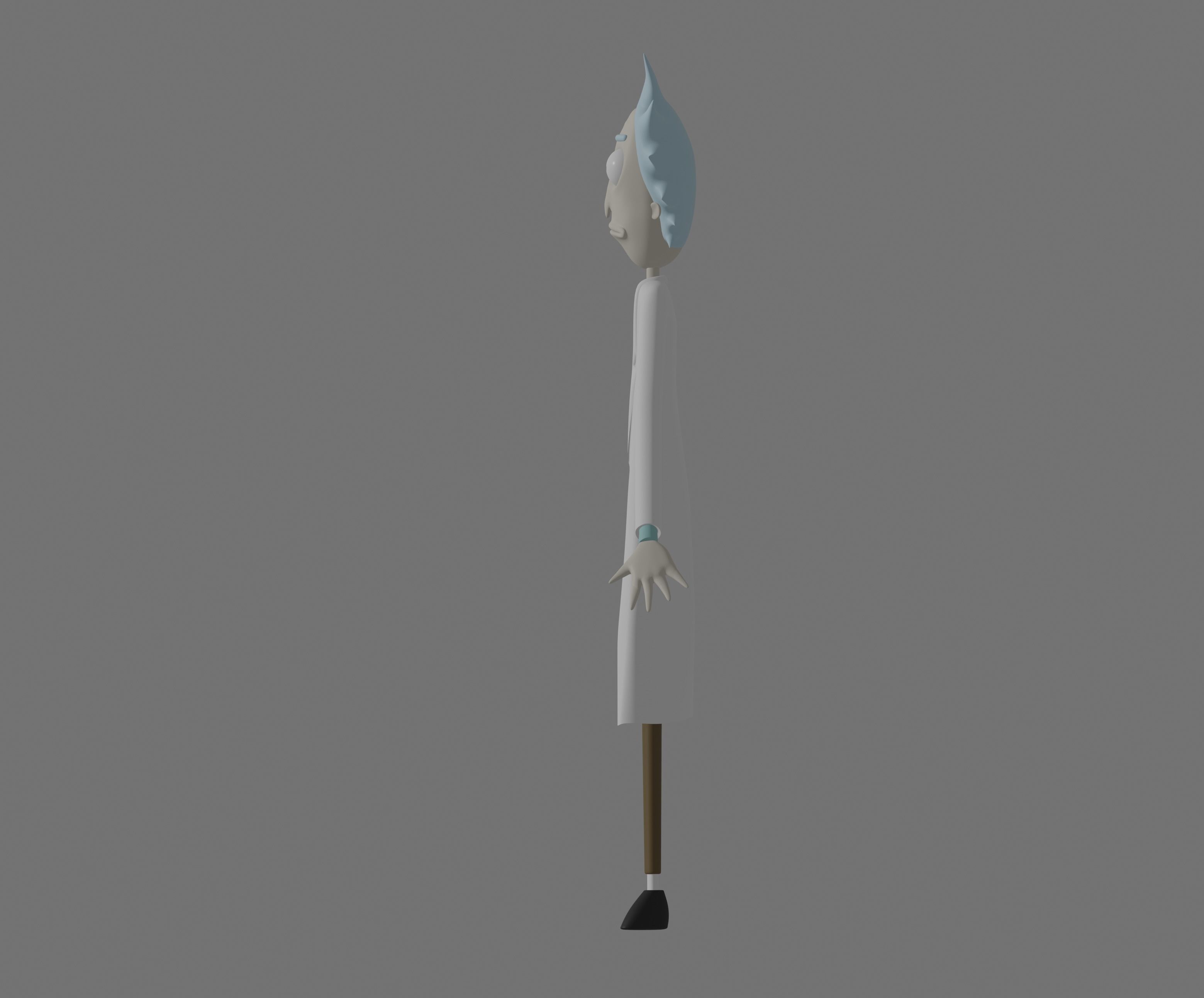 Rick Sanchez 3D model rigged | CGTrader