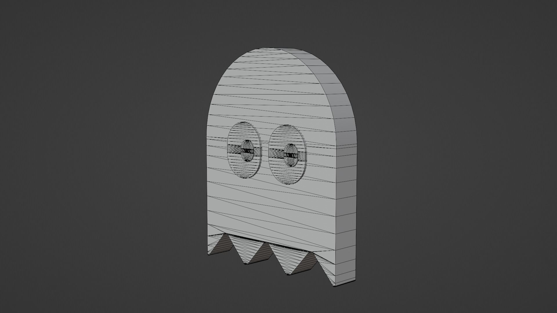 3D model Pacman Ghost Clyde VR / AR / low-poly | CGTrader
