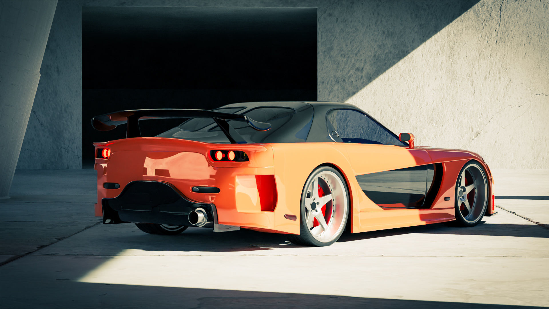 Mazda RX-7 Veilside Fortune 3D model | CGTrader