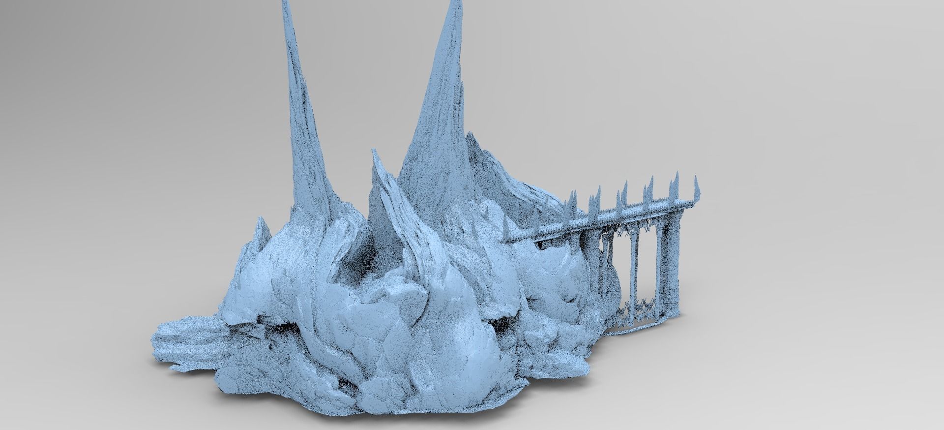 Persian Fort Ruin Bridge 3D model | CGTrader
