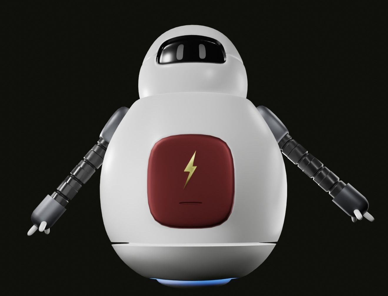 Floating Robot 3D model rigged | CGTrader