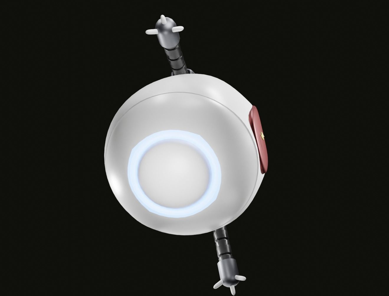 Floating Robot 3D model rigged | CGTrader