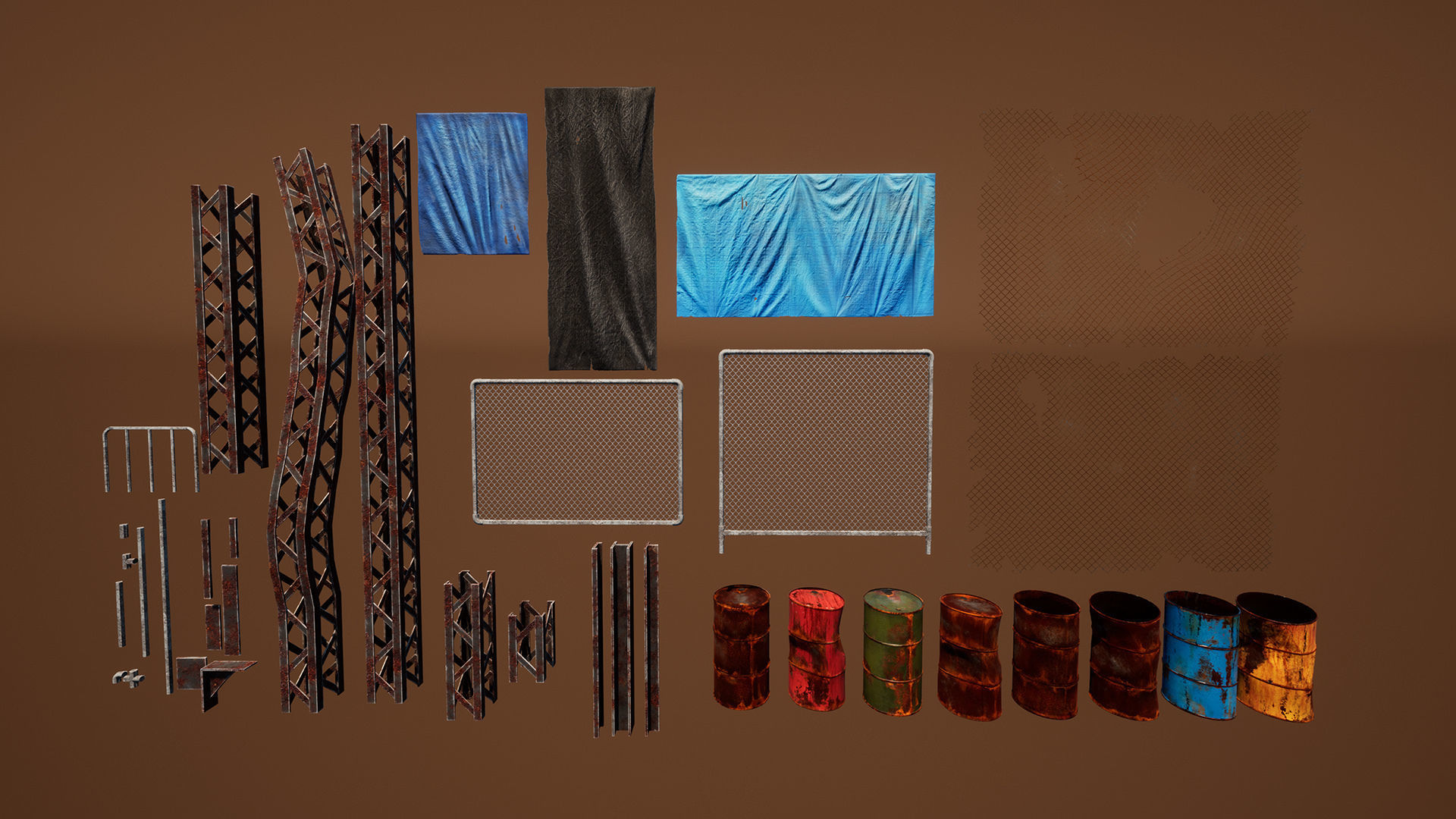 3D model Junk town VR / AR / low-poly | CGTrader