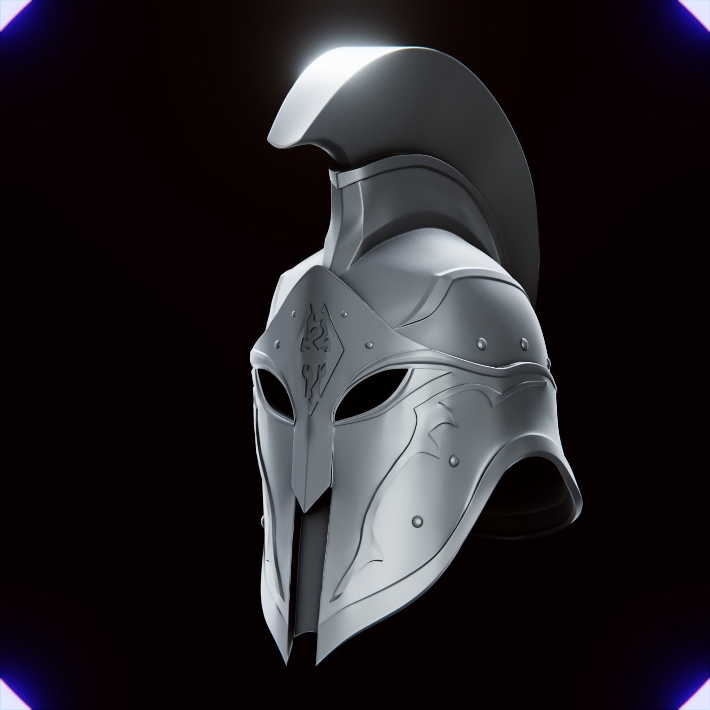 IMPERIAL HELMET SKYRIM 3D model 3D printable | CGTrader