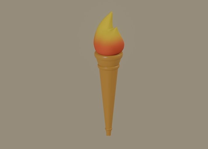 3D model Torch olympic VR / AR / low-poly | CGTrader