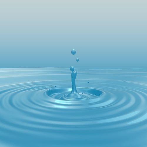 3D model Water Crown Splash VR / AR / low-poly | CGTrader