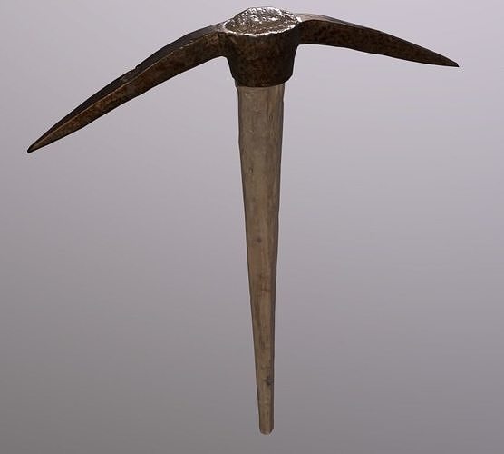 3D model PickAxe Anvil PBR 4K VR / AR / low-poly | CGTrader