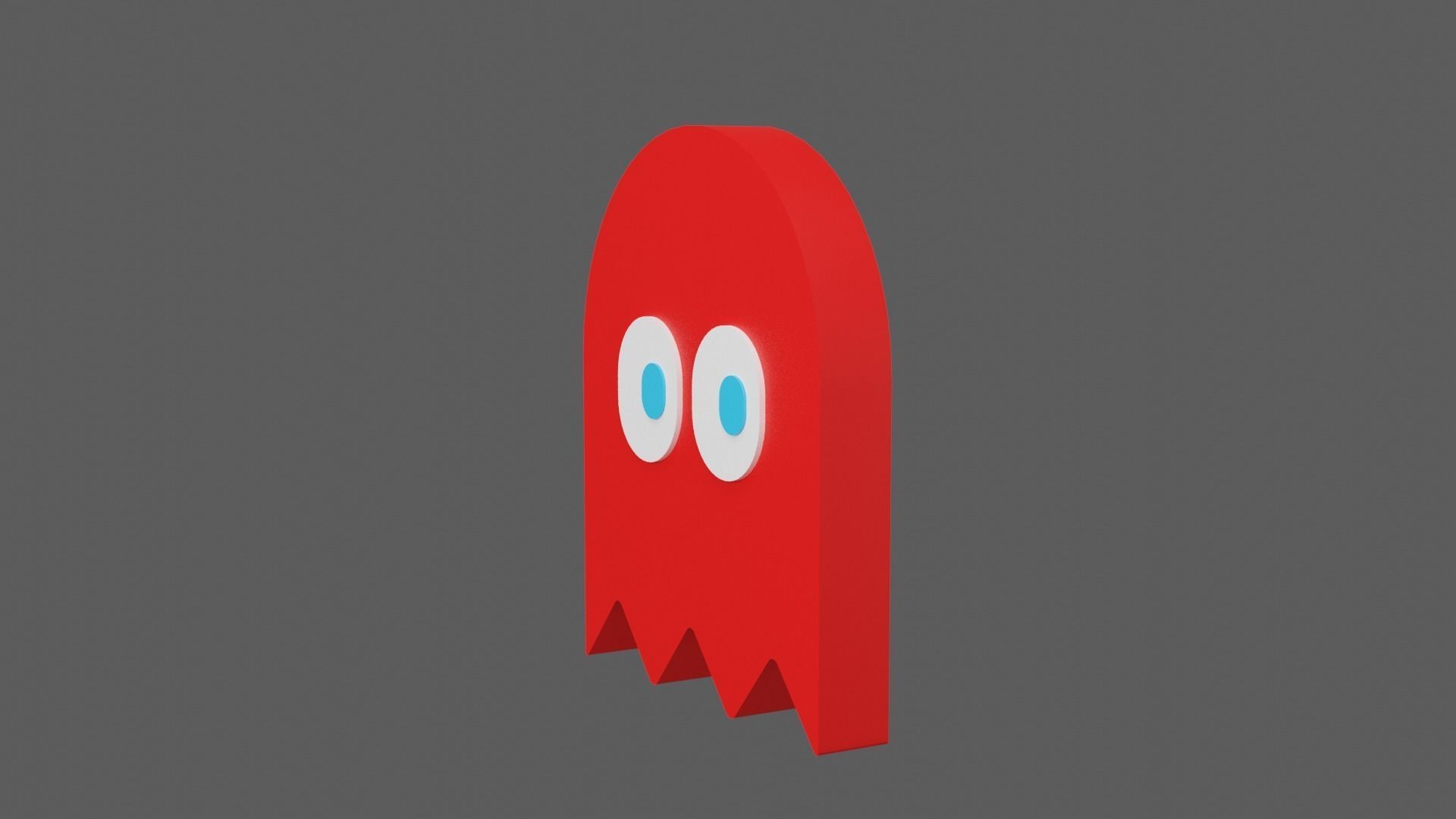 3D model Pacman Ghost Blinky VR / AR / low-poly | CGTrader