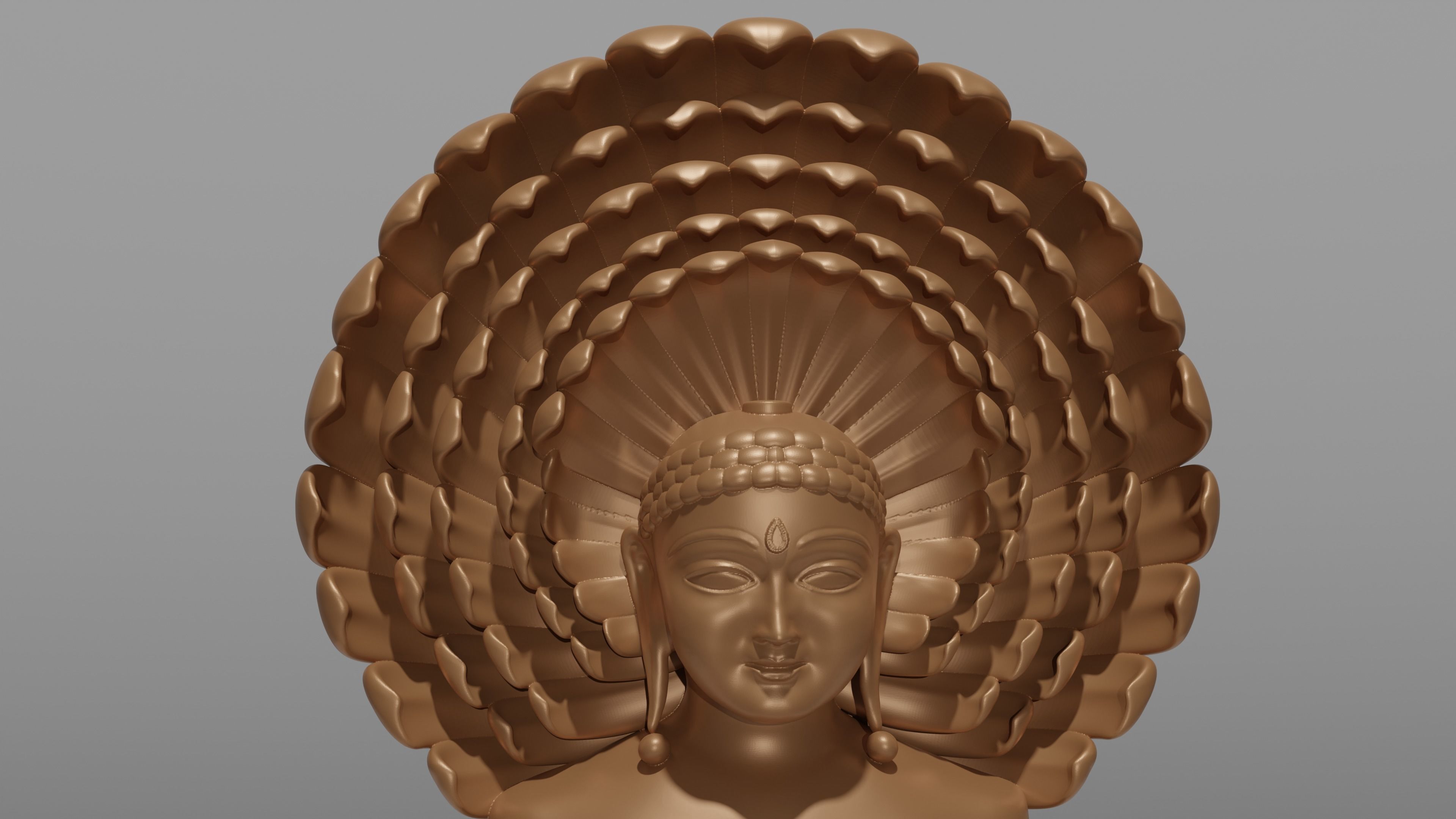 Mahavir Swami Ji Statue 3d Model 3D model 3D printable | CGTrader