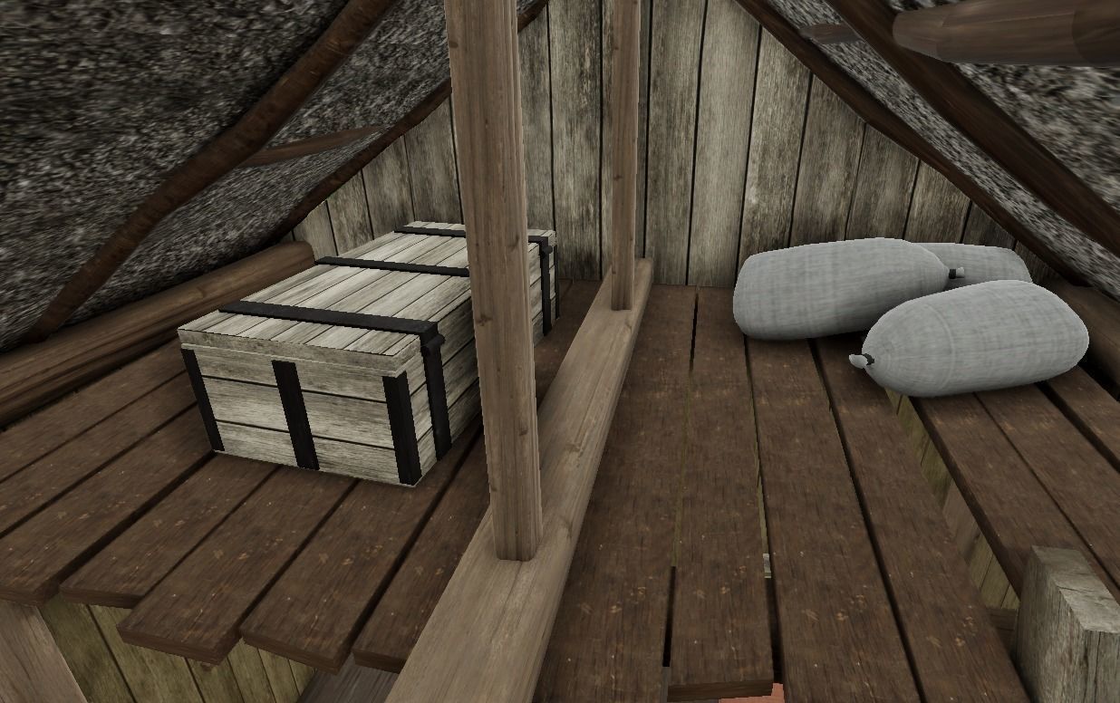 Medieval woodcutter house 3D model | CGTrader