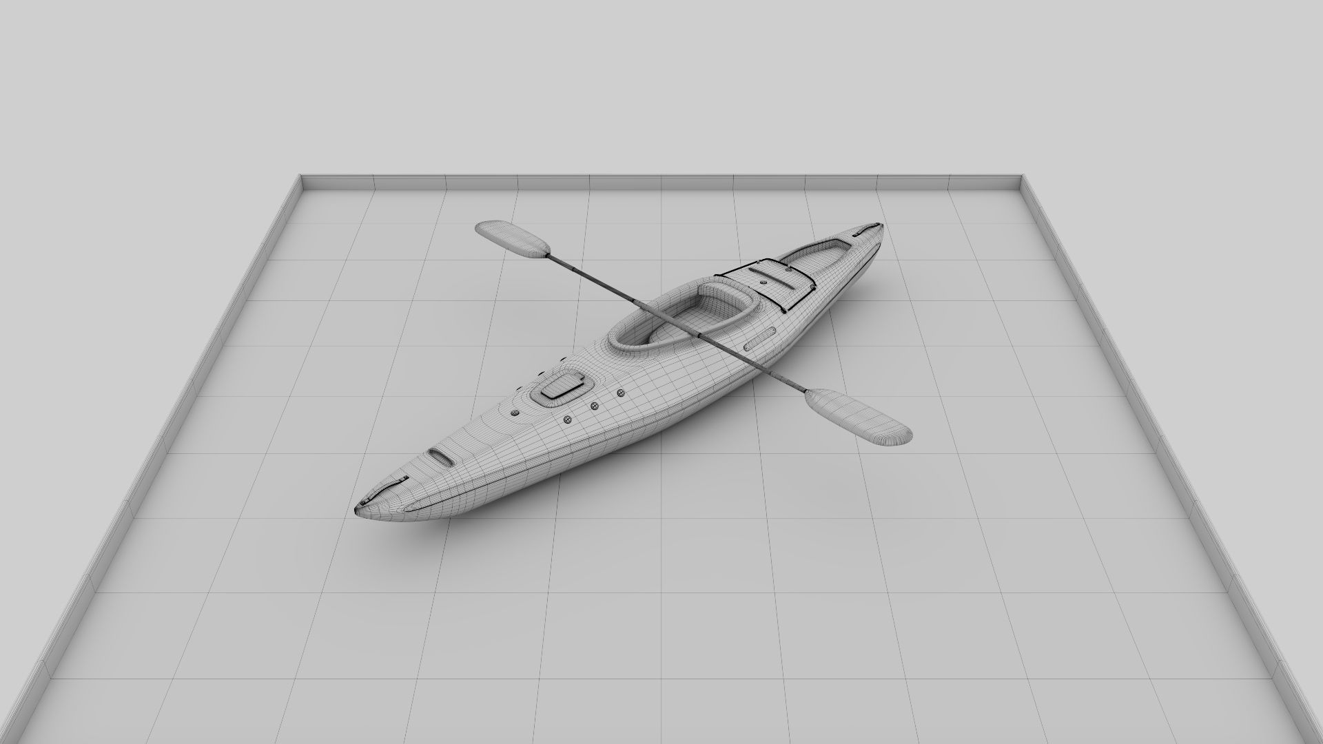 3D model Kayak VR / AR / low-poly | CGTrader