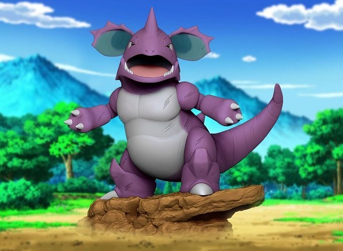 NIDOKING 3D model 3D printable | CGTrader