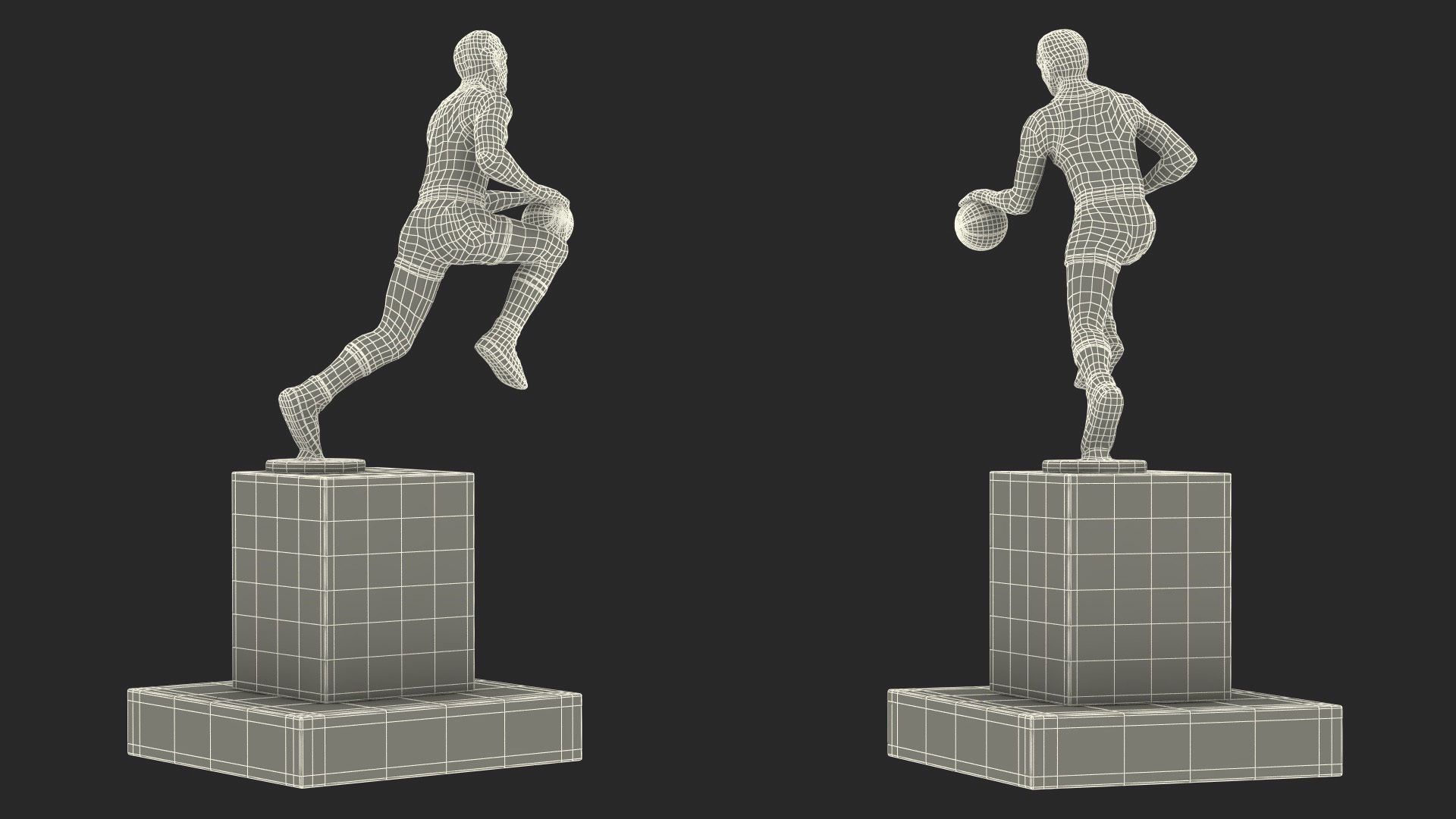 NBA Most Valuable Player Trophy 3D model | CGTrader