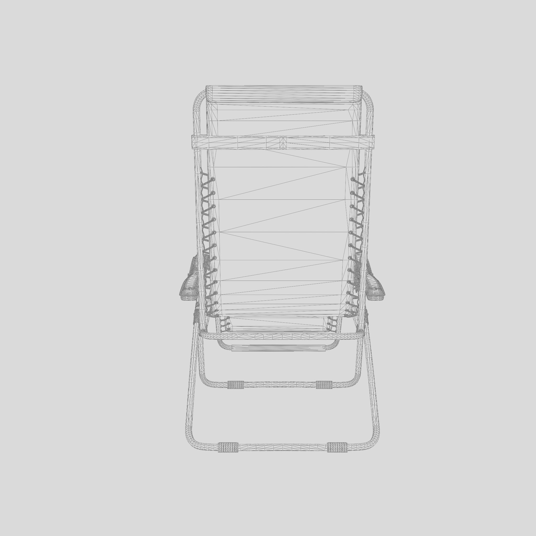 3D model Baden Baden Chair Black 3D Model VR / AR / low-poly | CGTrader