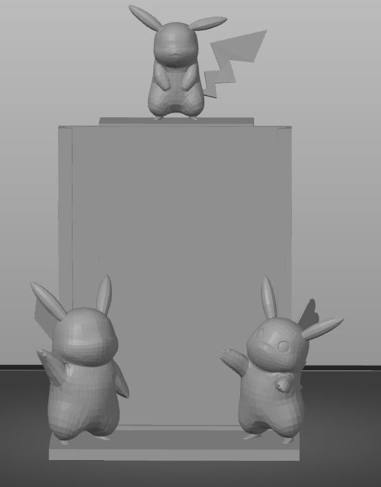 Pikachu TCG frame for card 3D model 3D printable | CGTrader