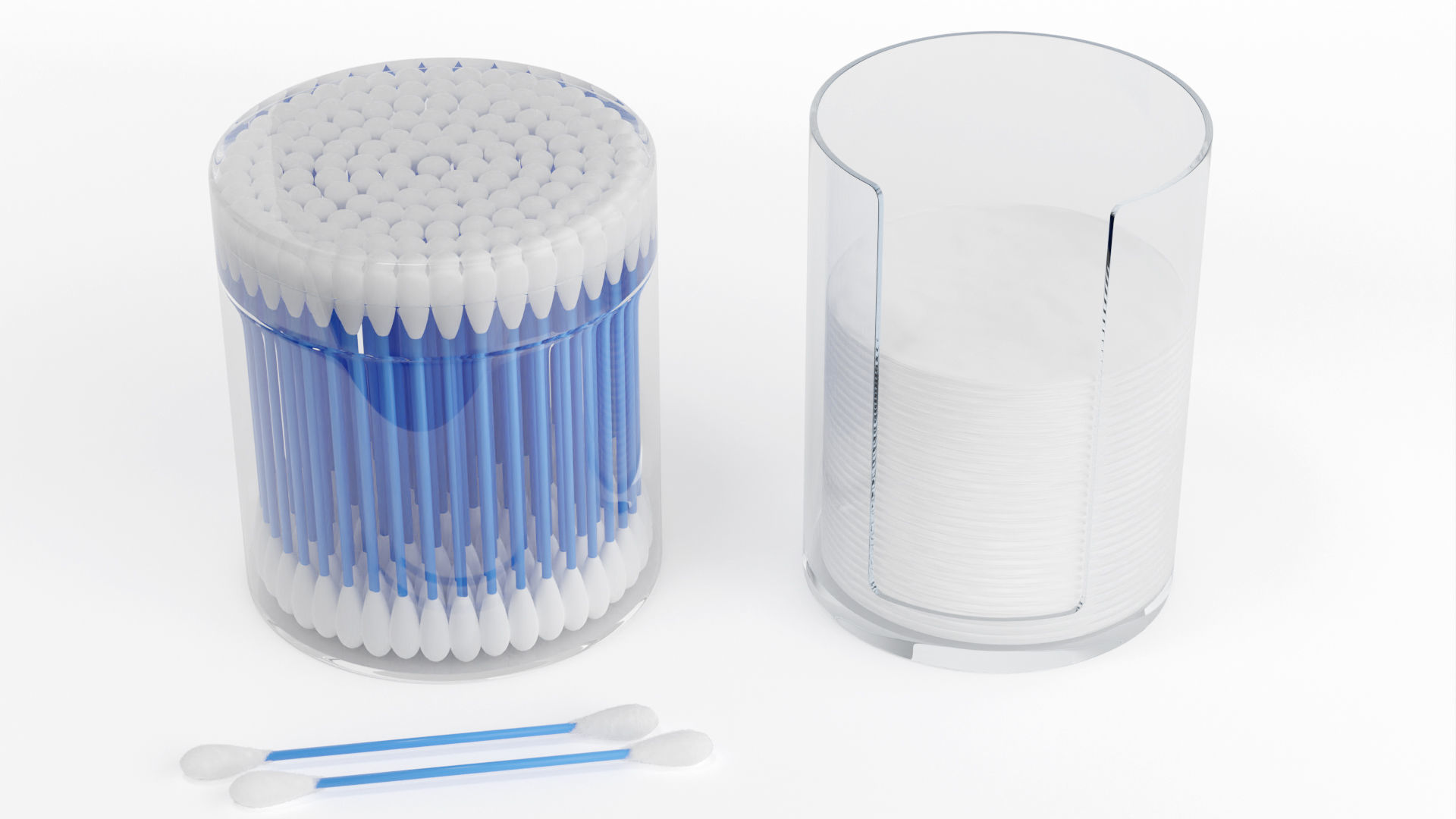 Cotton Swab Package 3D model | CGTrader