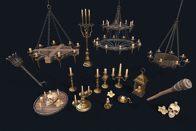 Medieval Light Collection | CGTrader