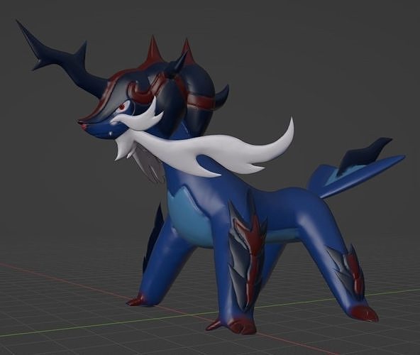 Samurott Hisuian Form 3D model 3D printable | CGTrader
