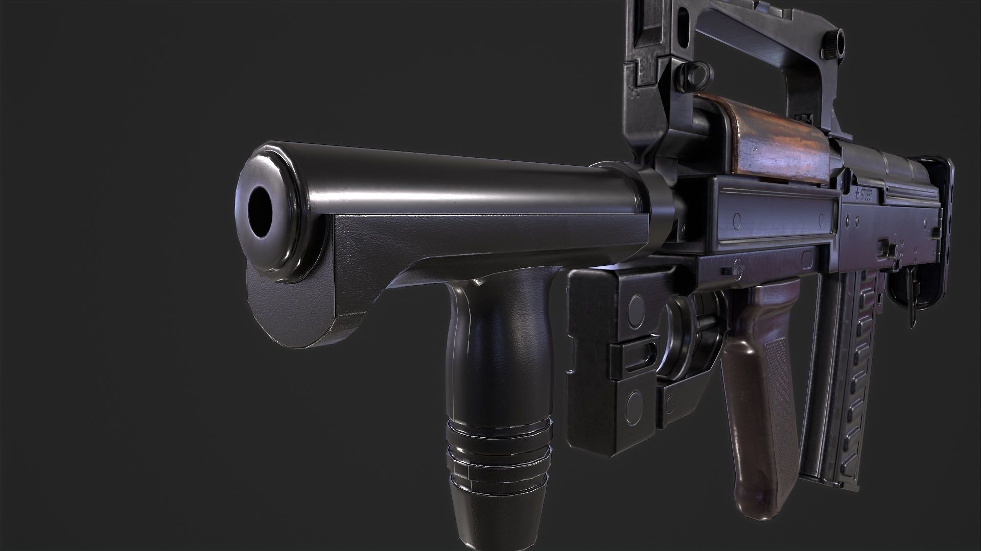 3D model OTs-14 Groza VR / AR / low-poly | CGTrader