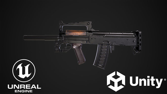 3D model OTs-14 Groza VR / AR / low-poly | CGTrader