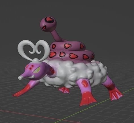 Enamorus Therian Forme 3D model 3D printable | CGTrader
