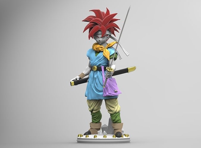 Crono - Chrono Trigger 3D model 3D printable | CGTrader