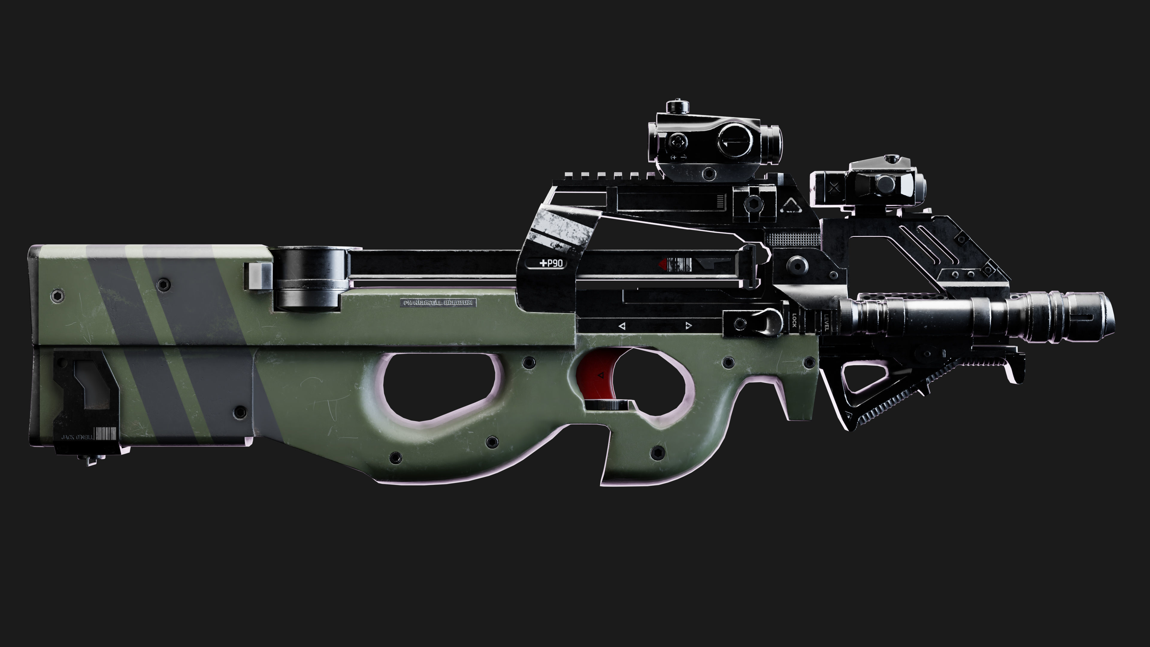 FN P90 Rifle 3D model | CGTrader