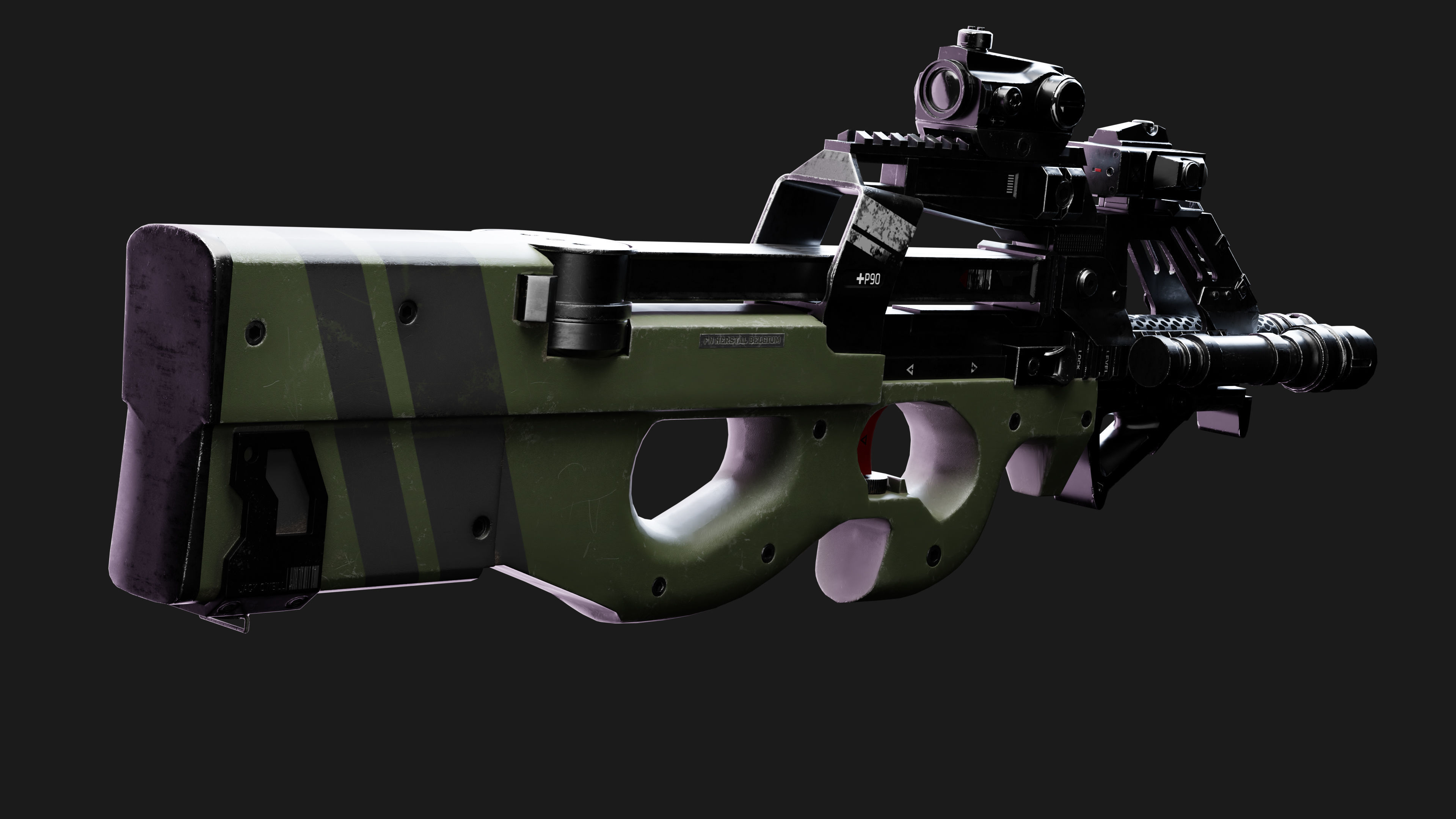 FN P90 Rifle 3D model | CGTrader