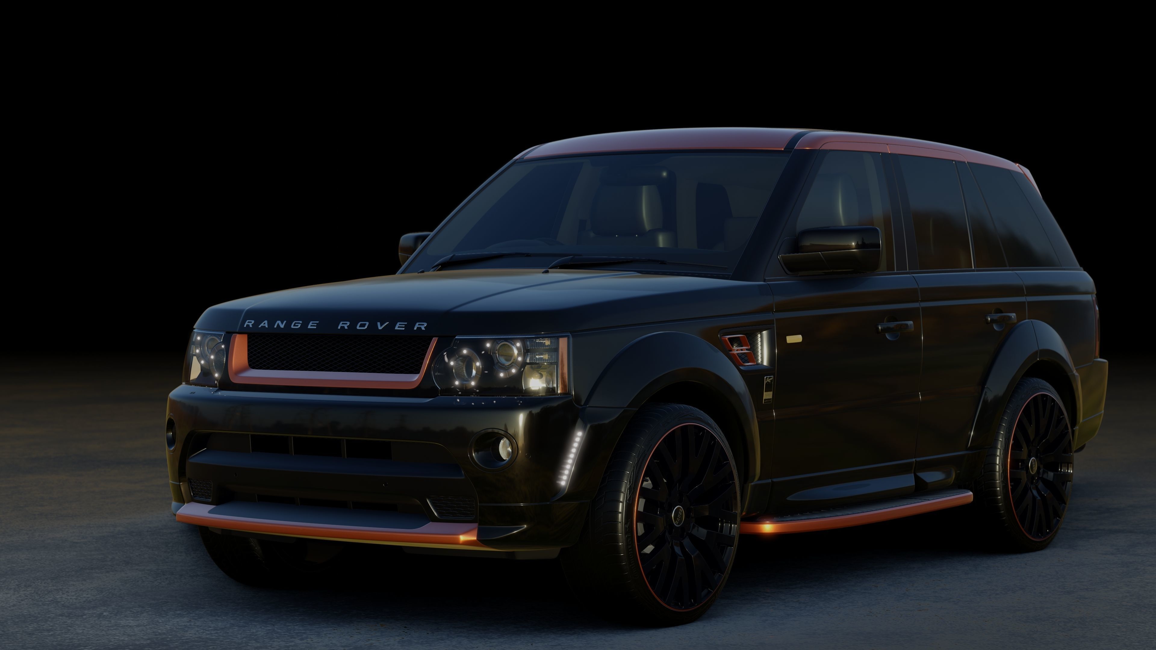 2012 A Kahn LR Range Rover Sport Vesuvius Edition 3D model | CGTrader