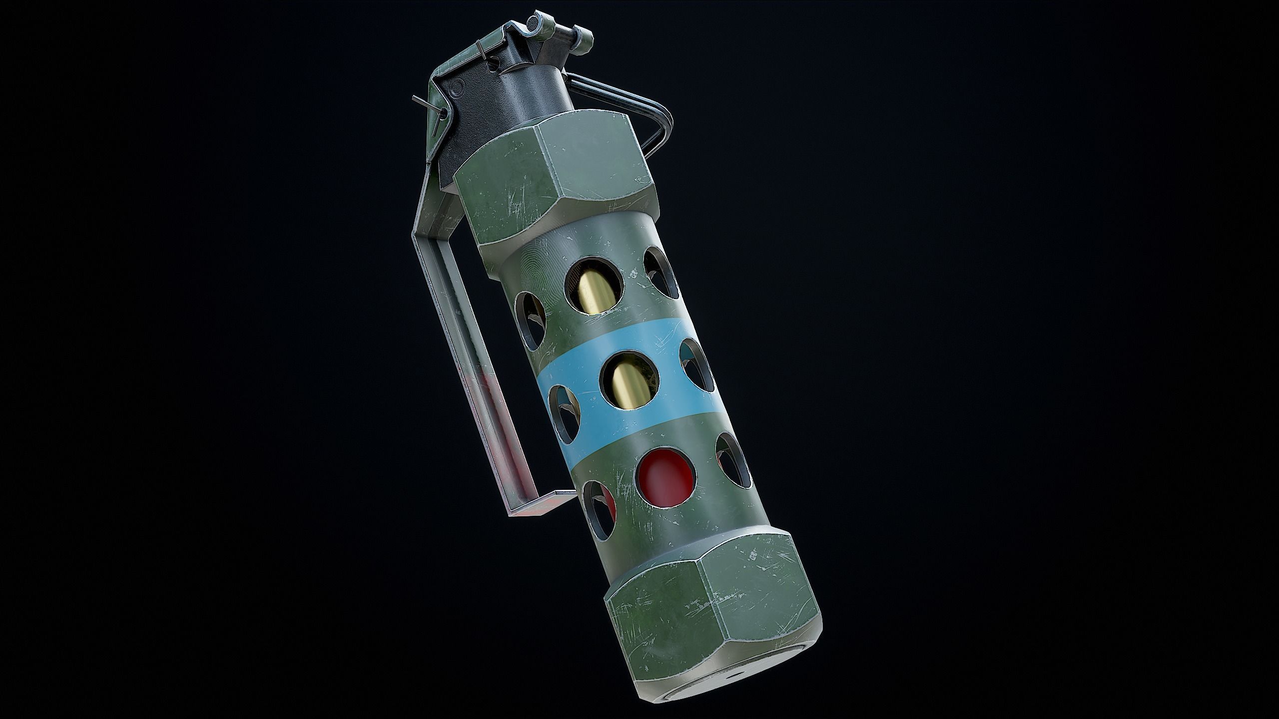 3D model Gameready Flashbang Grenade PBR VR / AR / low-poly | CGTrader