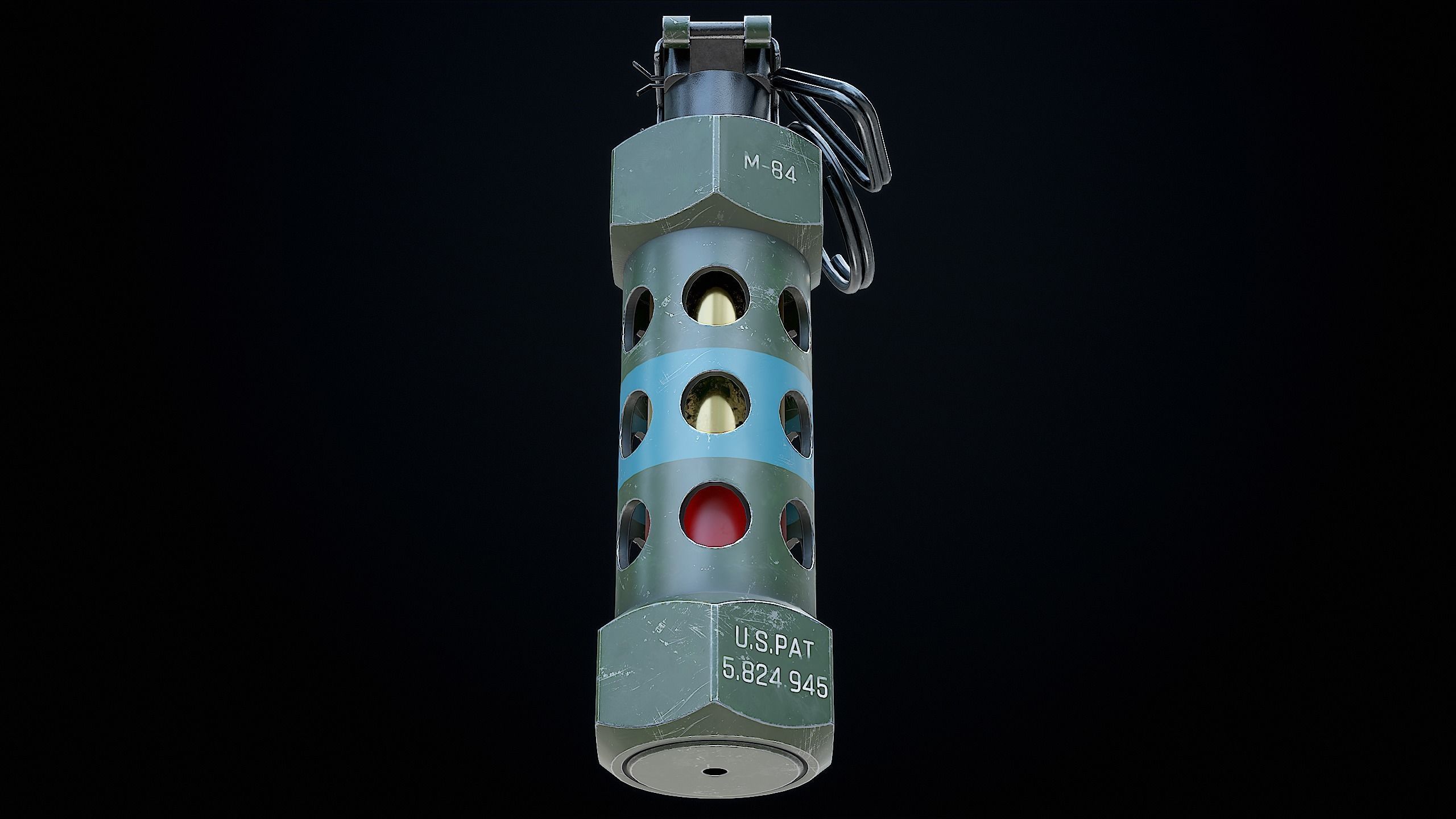 3D model Gameready Flashbang Grenade PBR VR / AR / low-poly | CGTrader