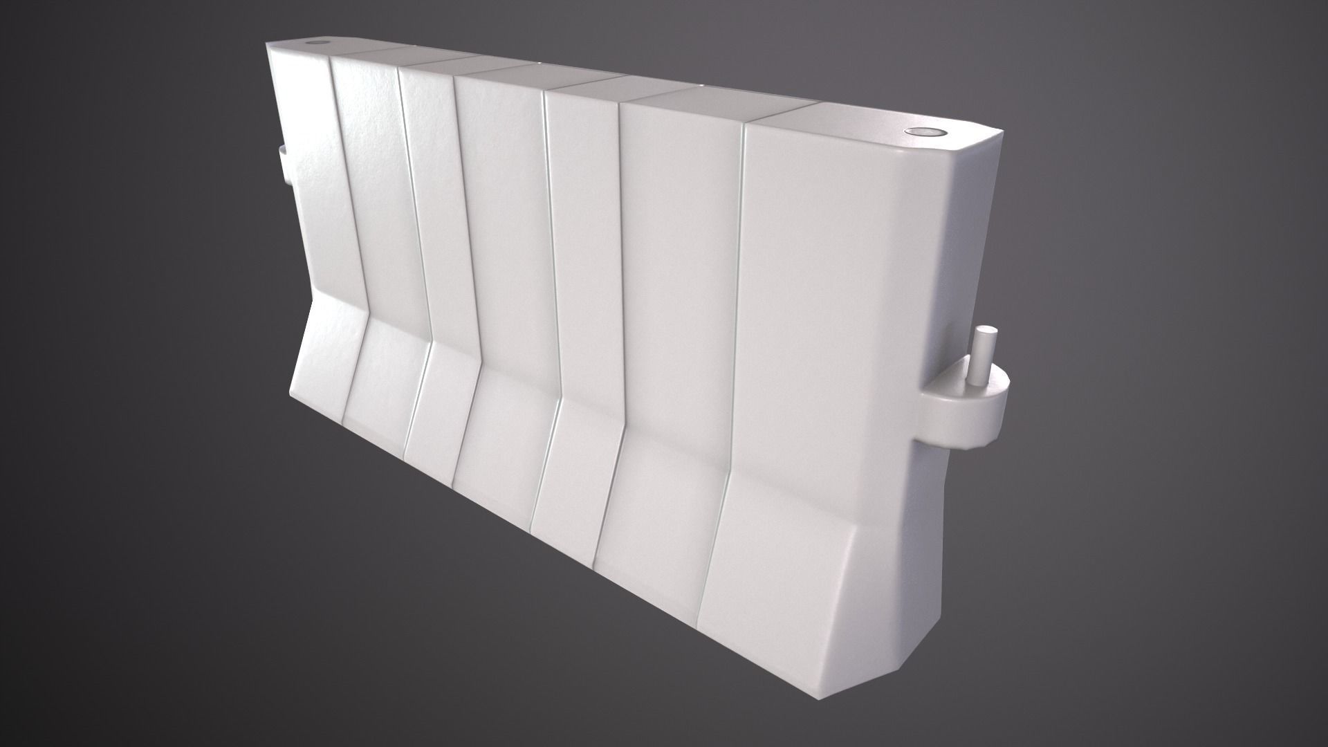 3D model Plastic road barrier VR / AR / low-poly | CGTrader
